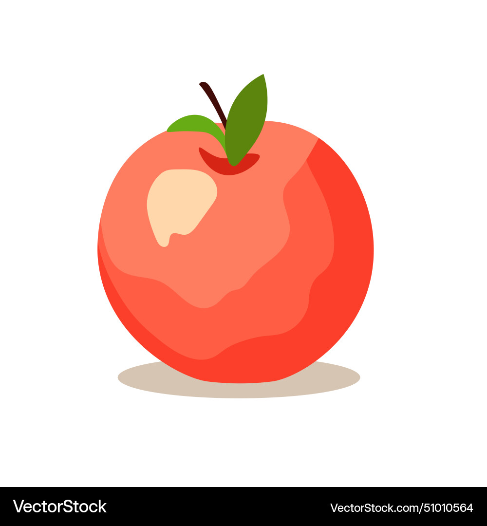 Apple fruit isolated Royalty Free Vector Image