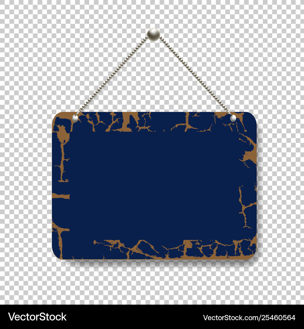 Blue sign closed isolated transparent background Vector Image