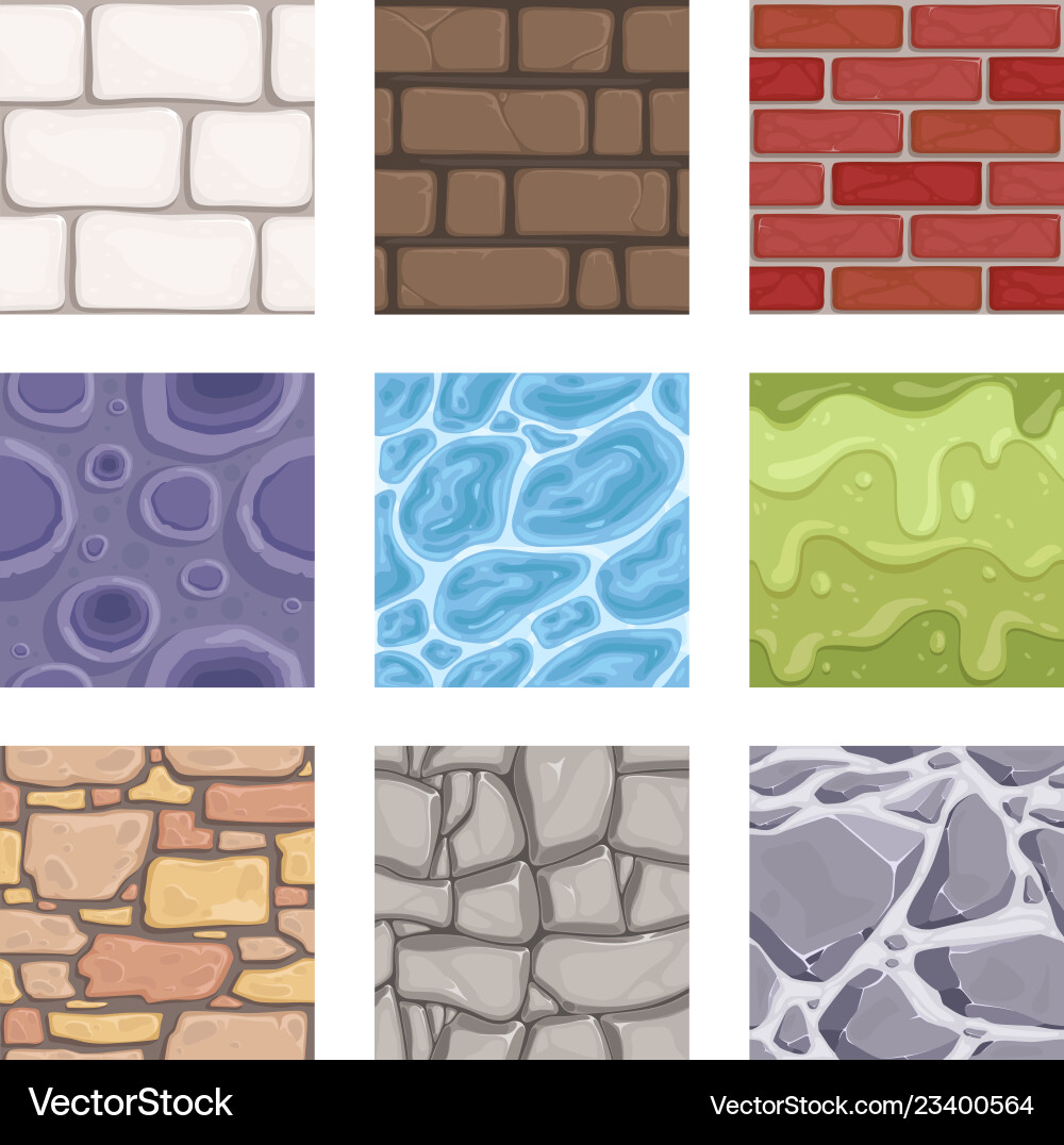 Crater Stone Texture Pattern Royalty Free Vector Image