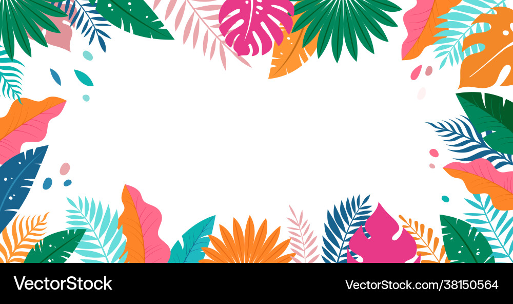 Hello summer concept design panorama Royalty Free Vector