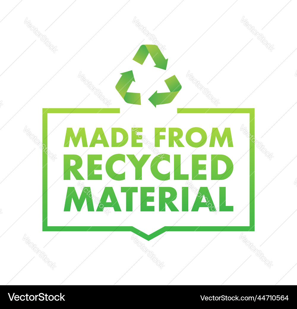 Logo Made From Recycled Material Recycled Ocean Bound Product With