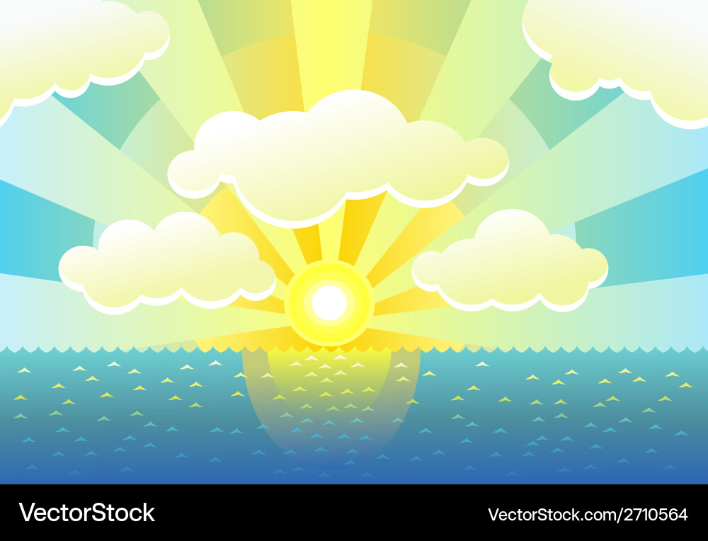 Morning background Royalty Free Vector Image - VectorStock