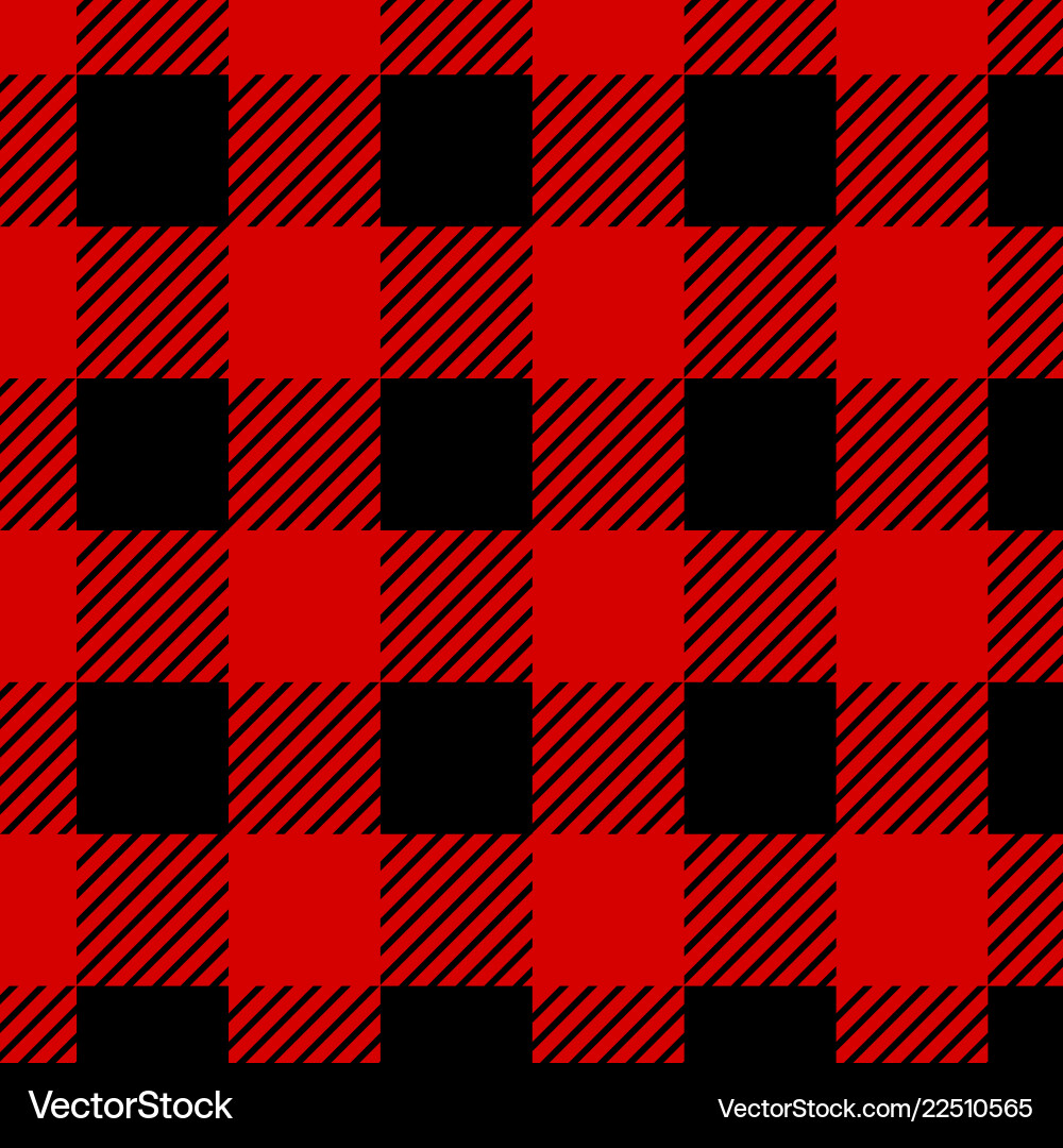 Buffalo Plaid Lumberjack Pattern Royalty Free Vector Image