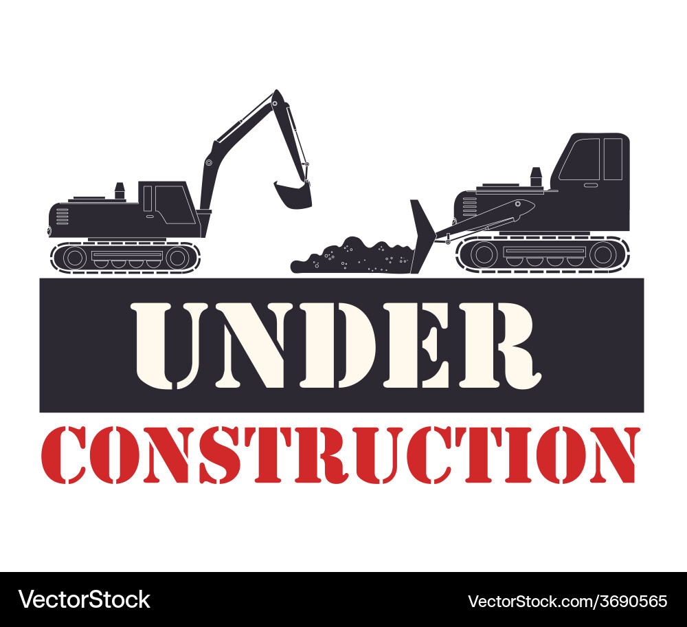 Construction design Royalty Free Vector Image - VectorStock