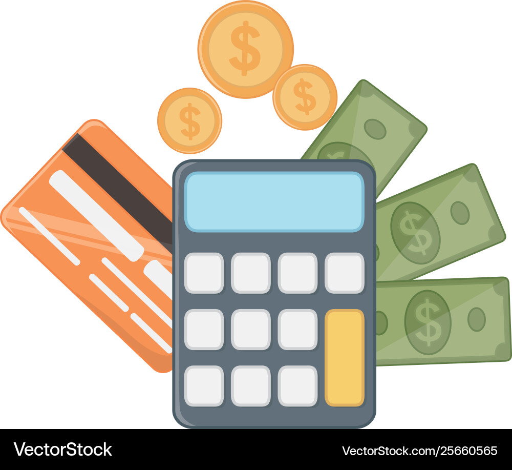 Isolated money design Royalty Free Vector Image