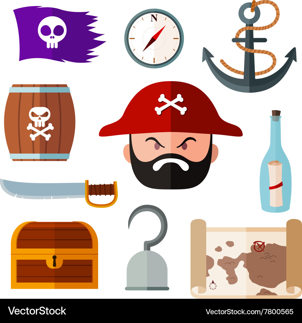 Pirate icon Royalty Free Vector Image - VectorStock