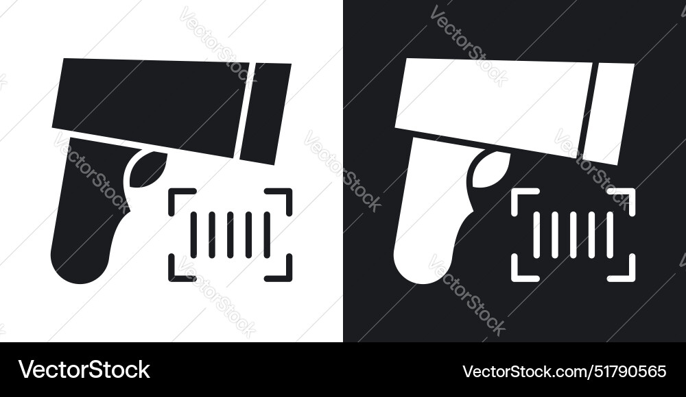 Scanner gun icon Royalty Free Vector Image - VectorStock