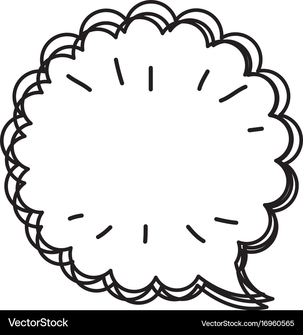 Speech bubble isolated icon Royalty Free Vector Image