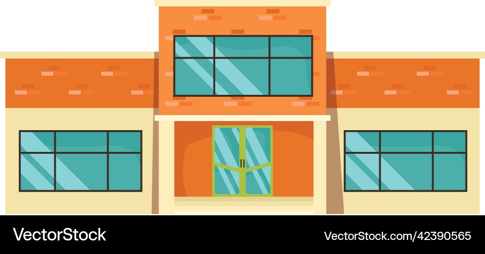 Store building facade Royalty Free Vector Image