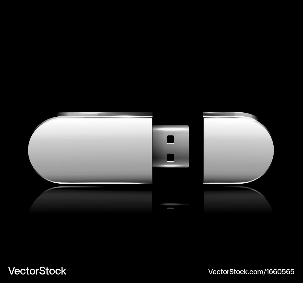 Usb flash drive Royalty Free Vector Image - VectorStock