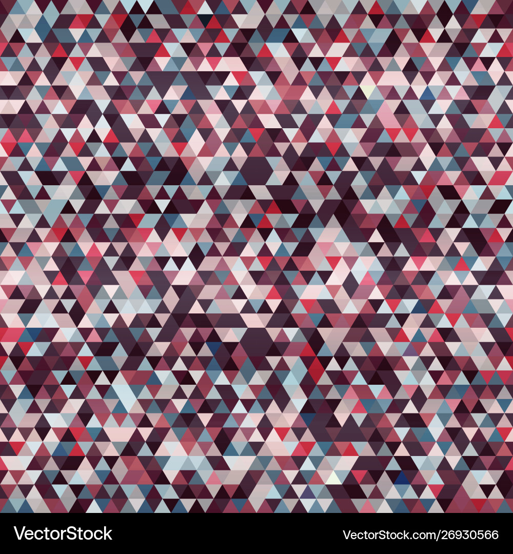 Crimson triangle seamless pattern Royalty Free Vector Image