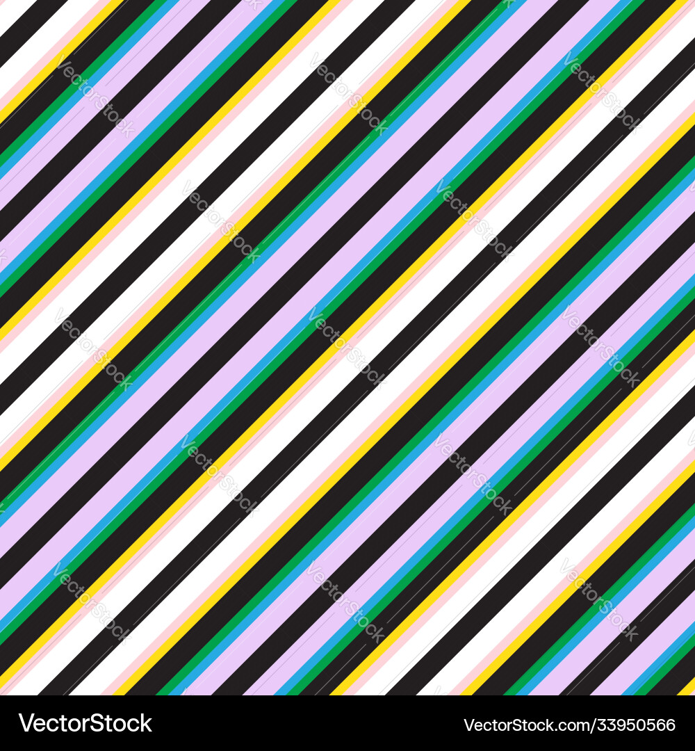 Rainbow stripe seamless pattern background Vector Image