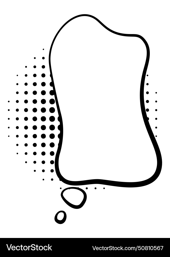 Comic style speech bubble balloon Royalty Free Vector Image