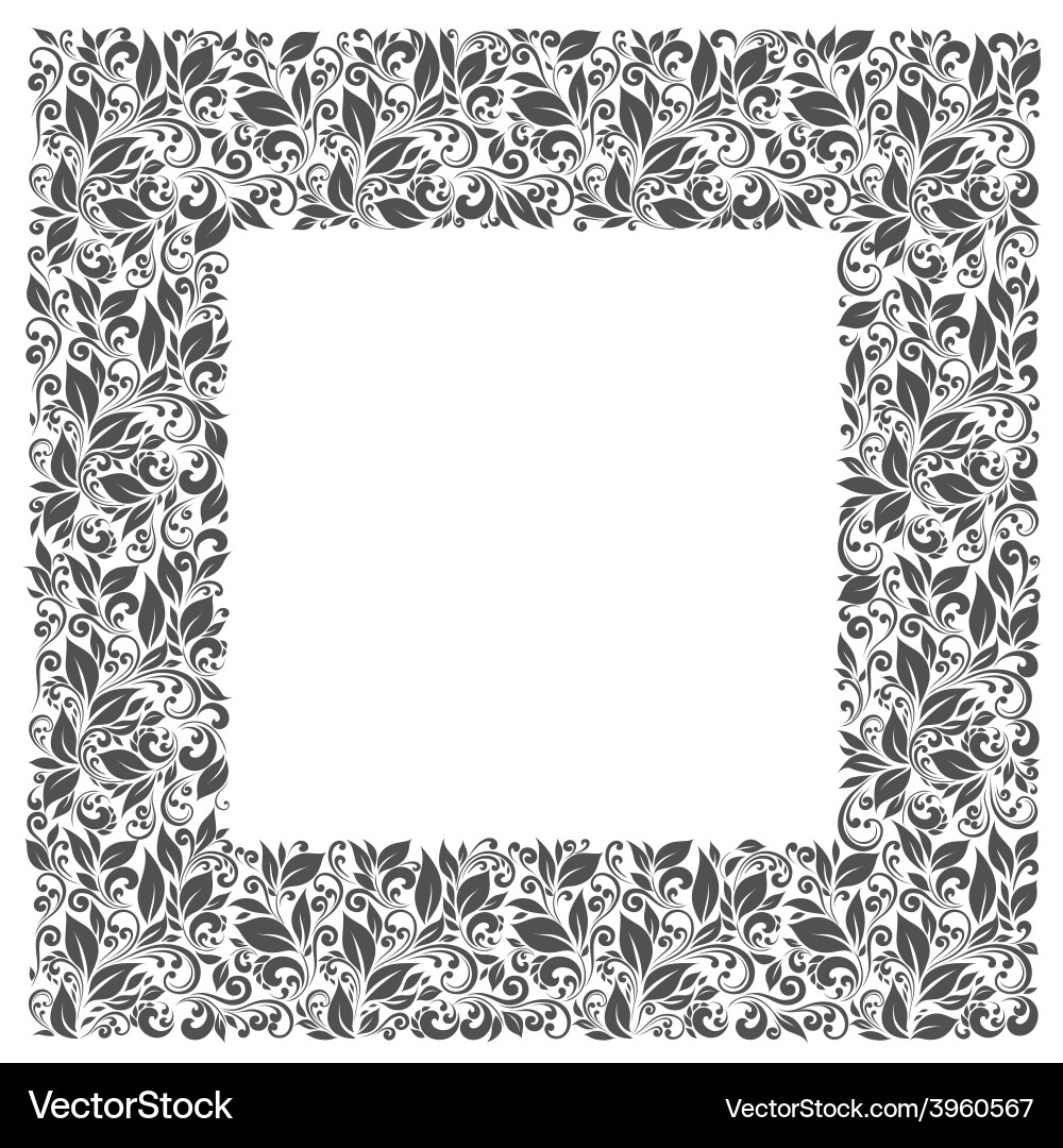 Square frame Royalty Free Vector Image - VectorStock