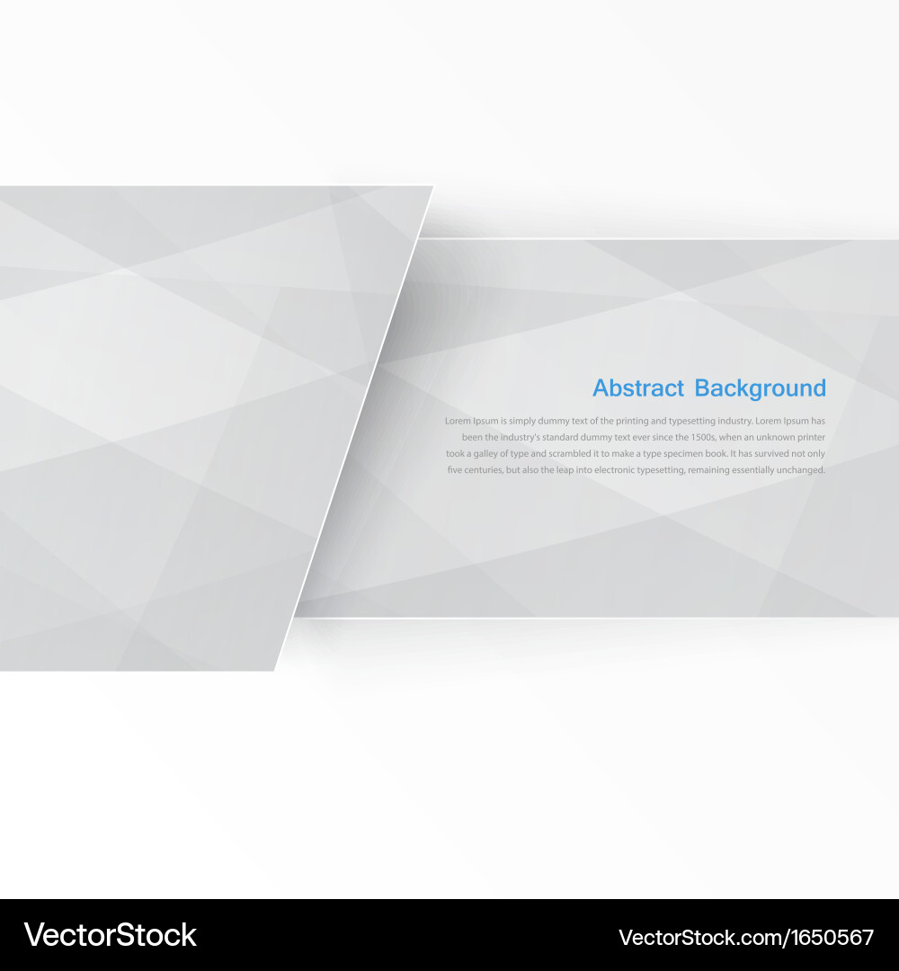 White Paper Origami Background Royalty Free Vector Image