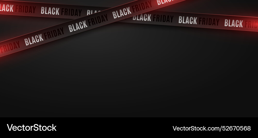 3d glowing ribbons on dark background for black Vector Image