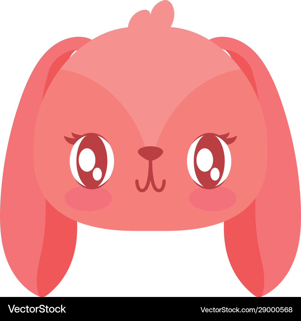 Cute rabbit cartoon design Royalty Free Vector Image