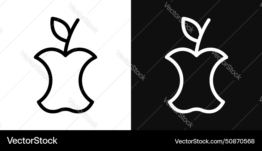 Organic waste icon set food recycle compost Vector Image