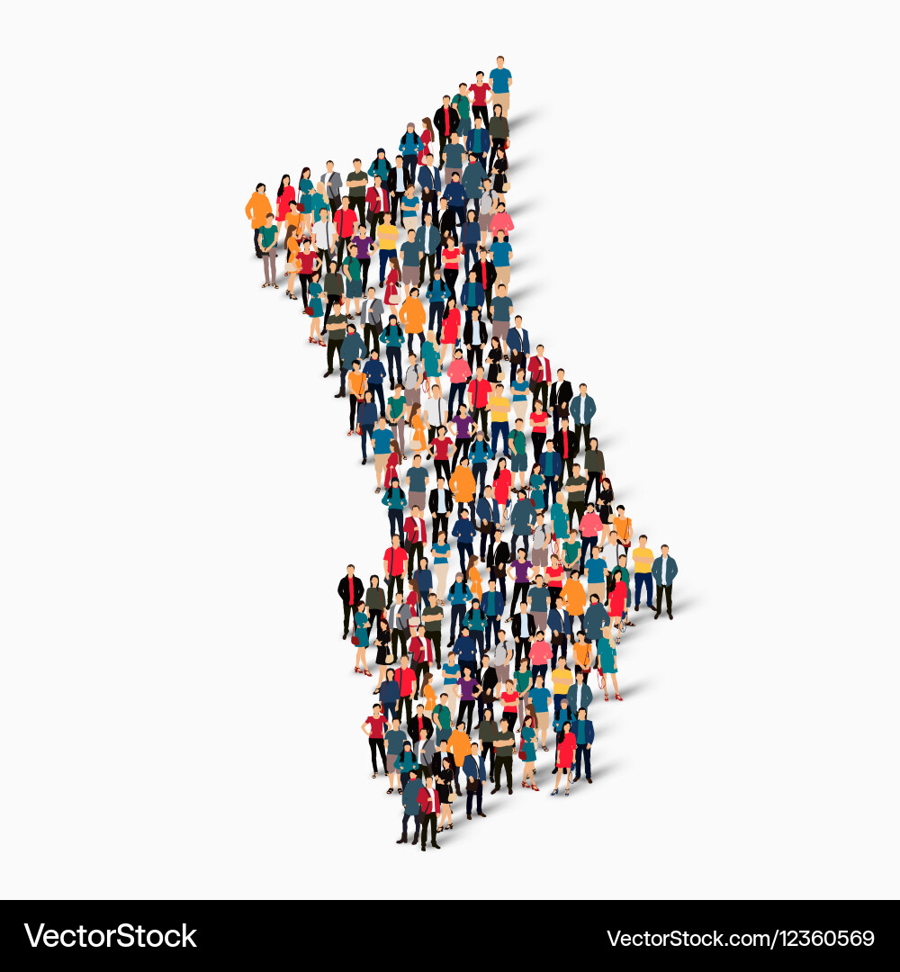 People map country herm Royalty Free Vector Image