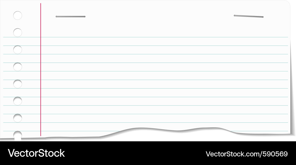 Single Sheet of Paper Royalty Free Vector Image