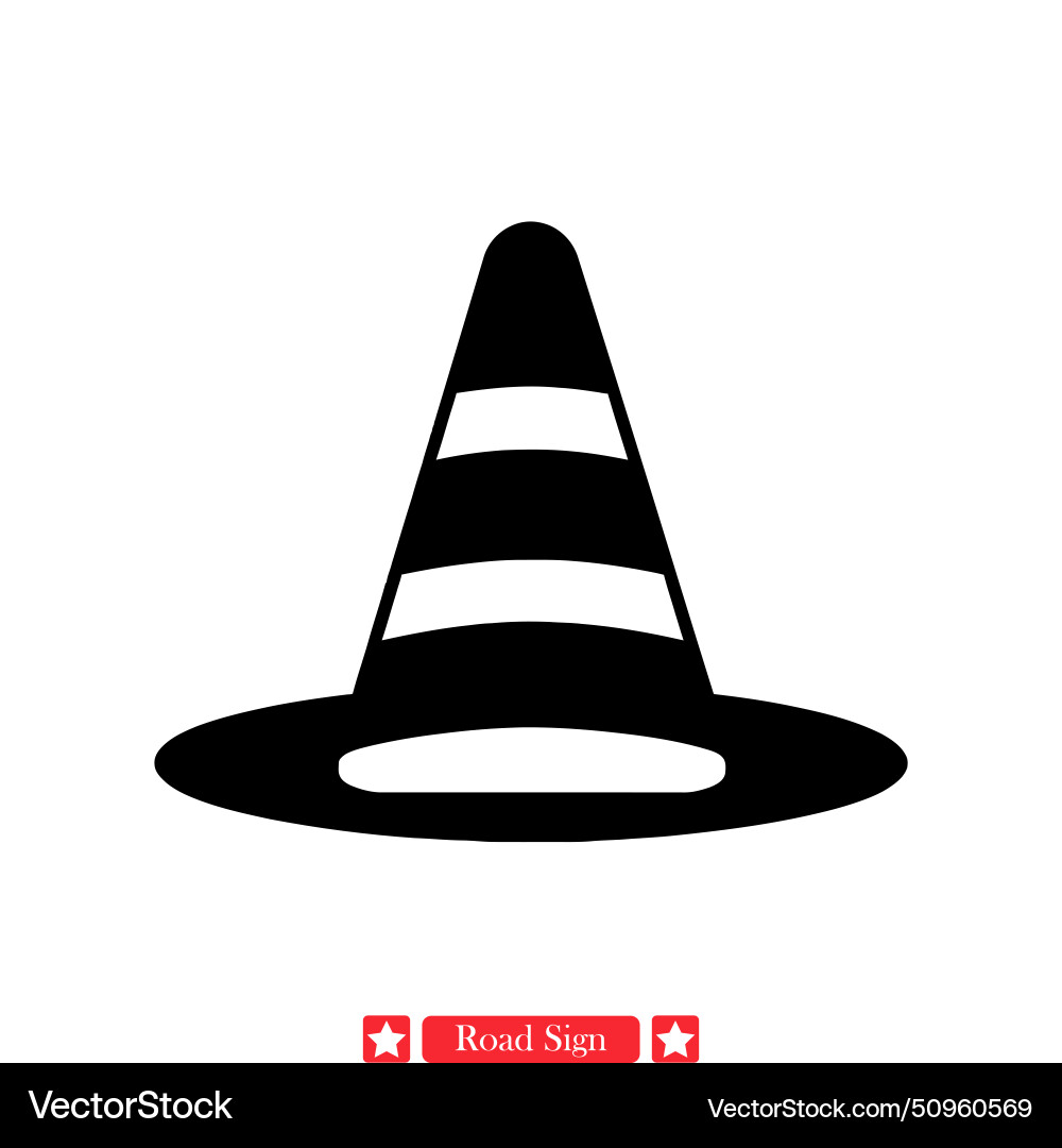 Travel essentials road sign silhouettes Royalty Free Vector