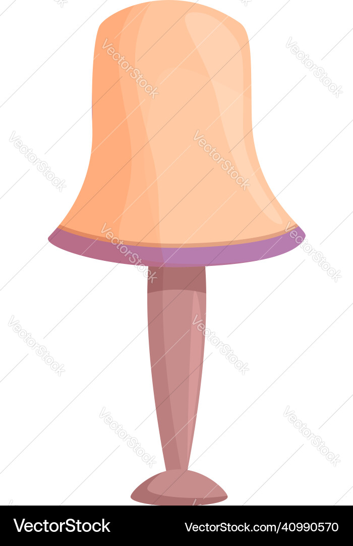 Floor torchere icon cartoon lamp stand Royalty Free Vector
