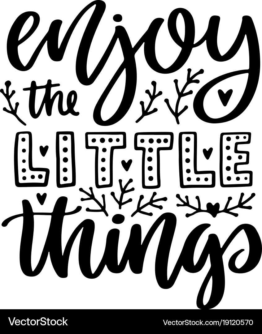 Lettering poster Royalty Free Vector Image - VectorStock