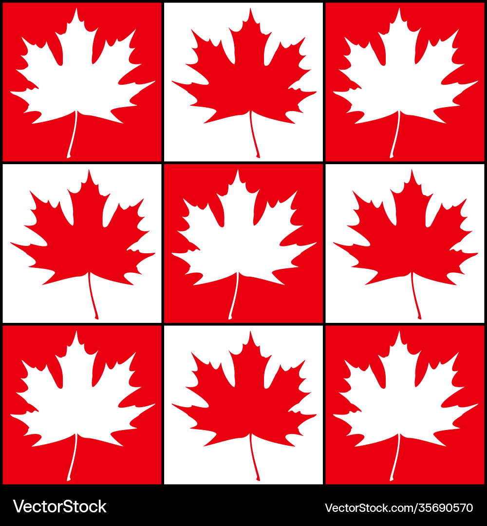 Maple background Royalty Free Vector Image - VectorStock
