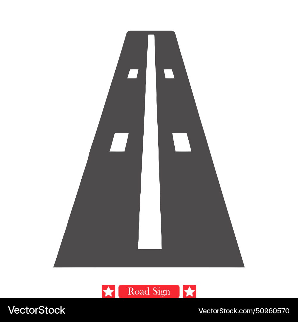 Urban mapping toolkit comprehensive road sign Vector Image