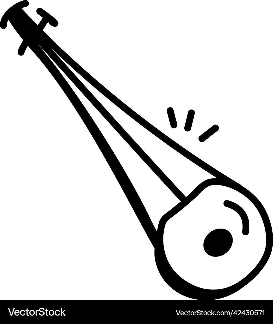 Ektara Royalty Free Vector Image - VectorStock