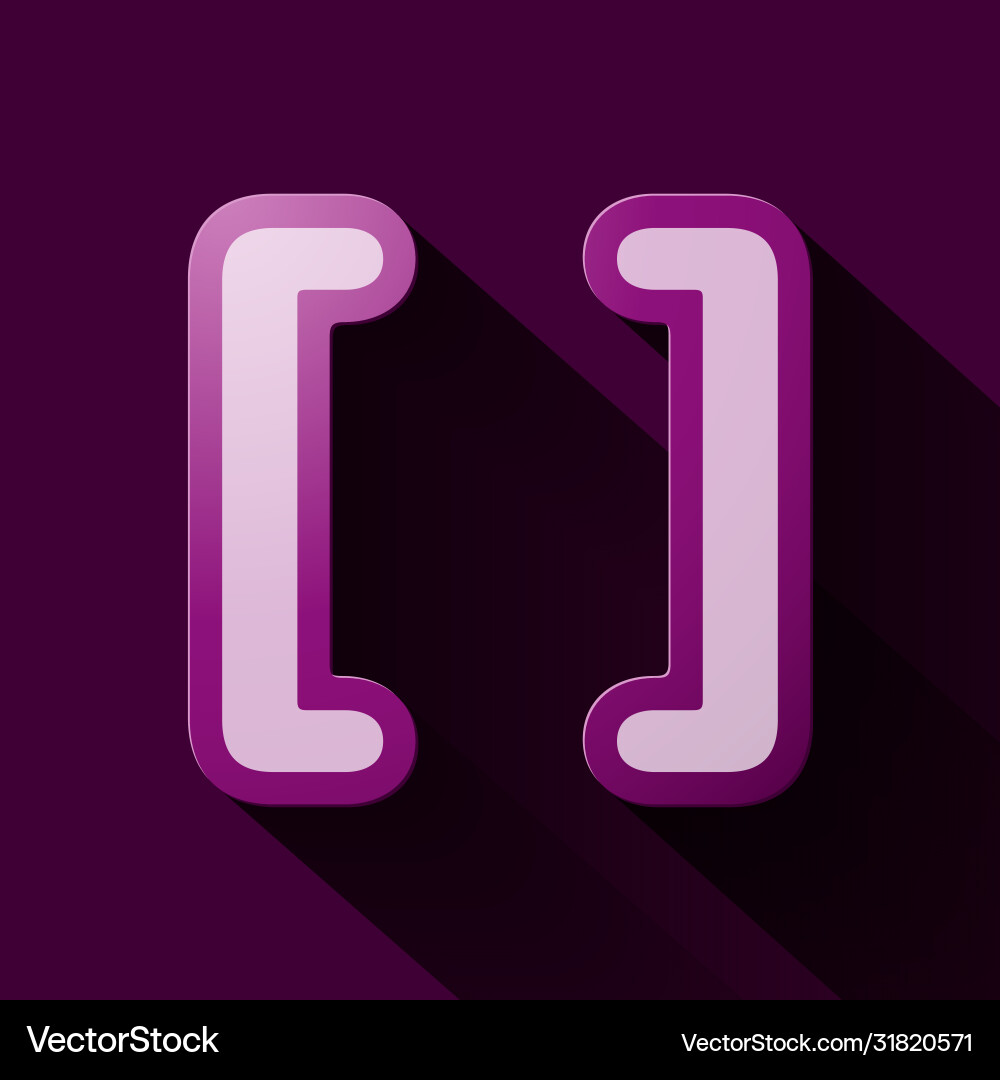 Volume icons symbol brackets – Free Vector | VectorStock