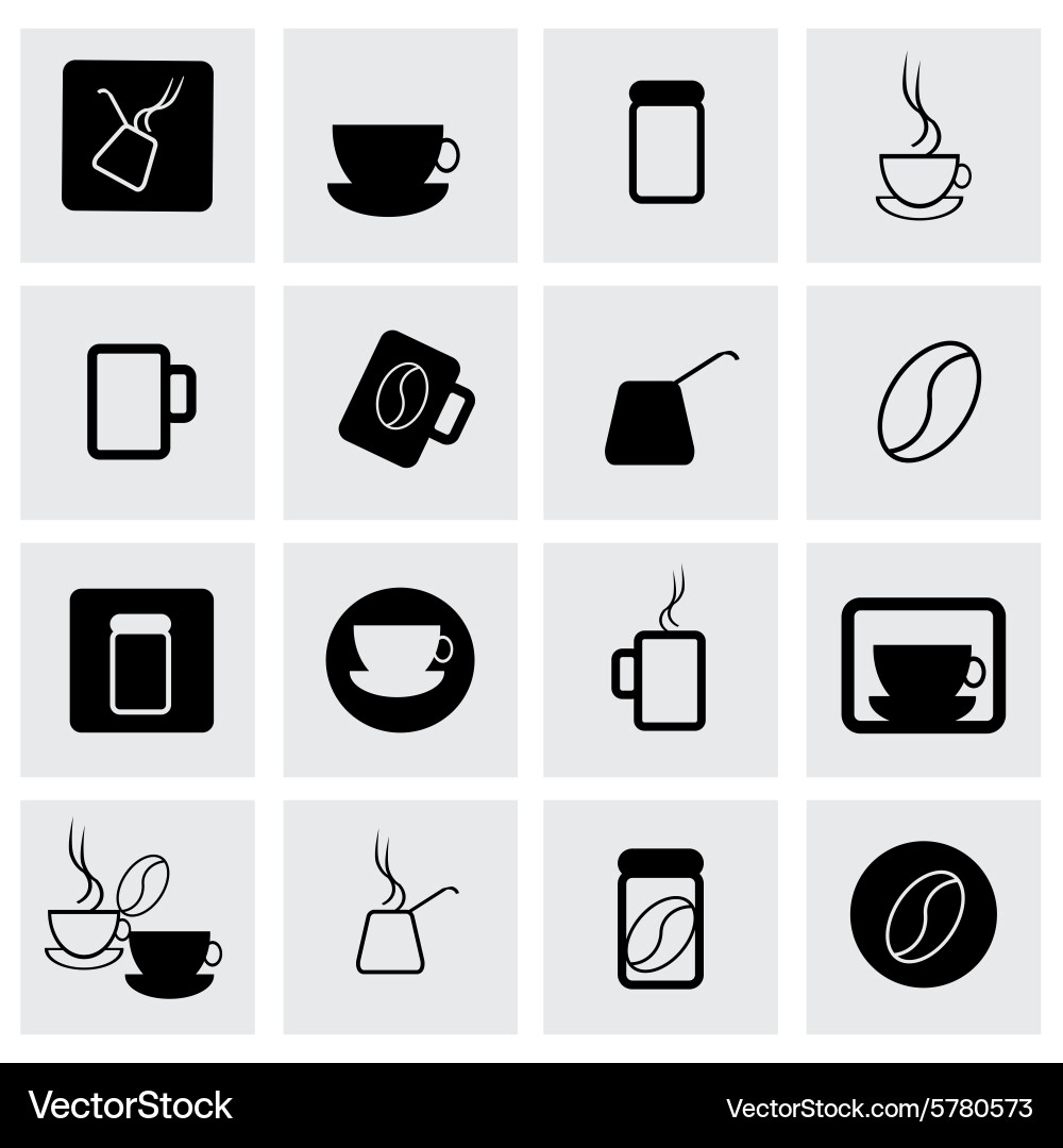 Coffee set Royalty Free Vector Image - VectorStock