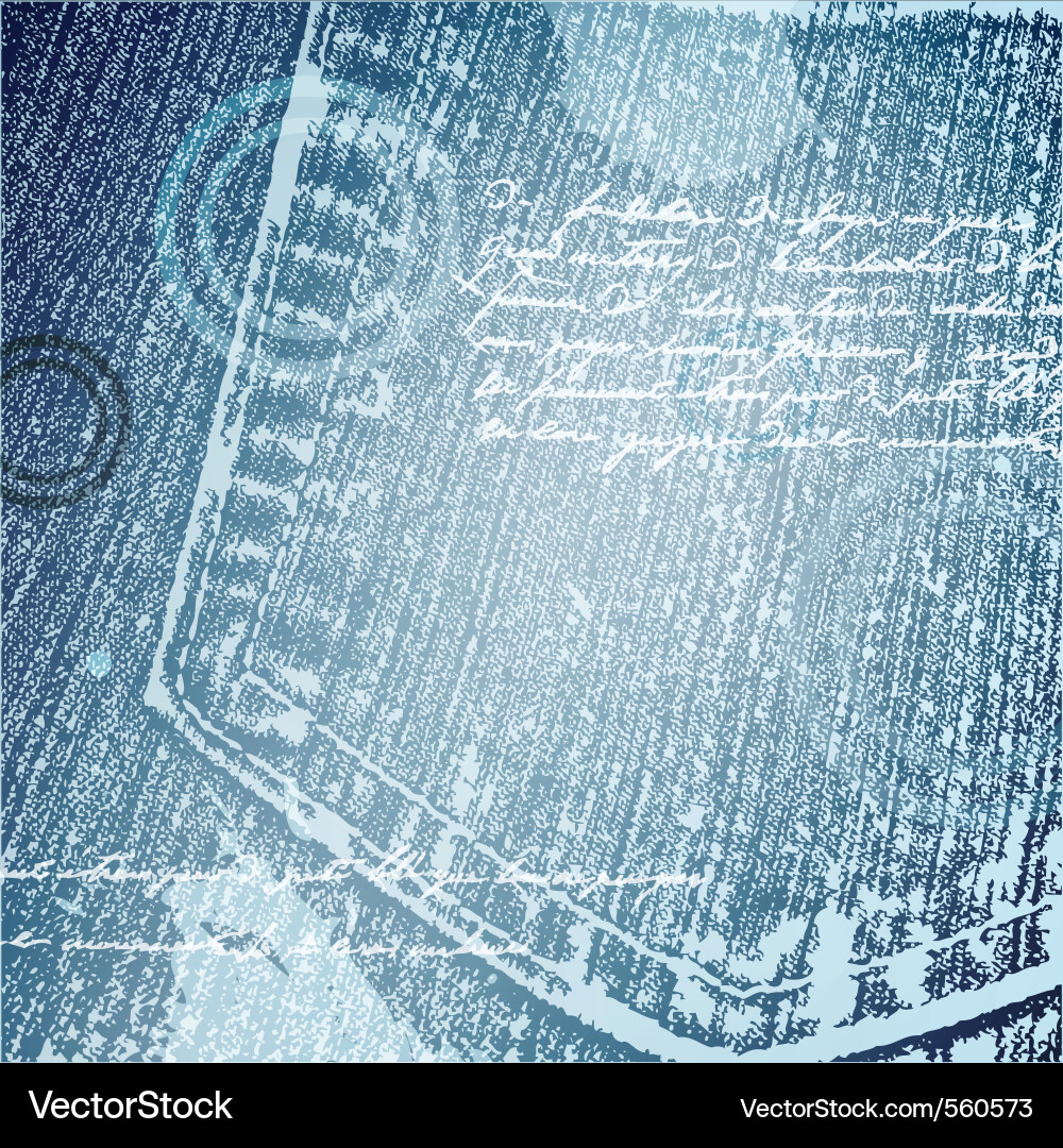 Distressed Denim Texture Royalty Free Vector Image