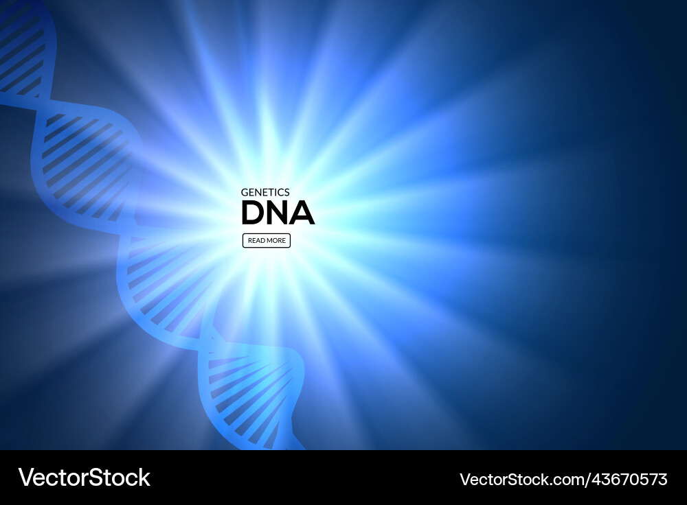 Dna background biology molecule science Royalty Free Vector