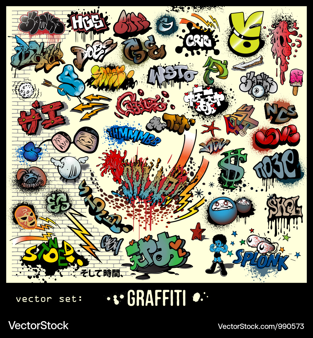 Graffiti Royalty Free Vector Image - VectorStock
