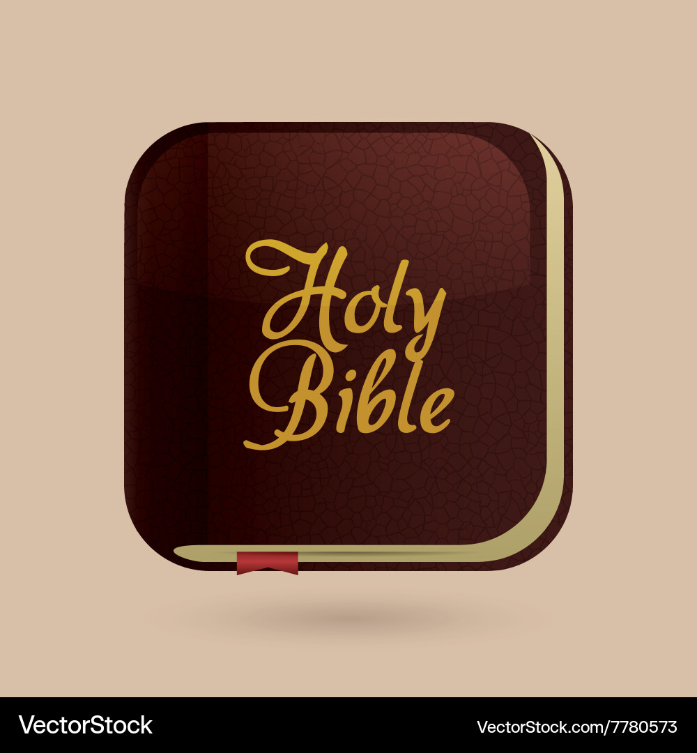 Holy bible design Royalty Free Vector Image - VectorStock