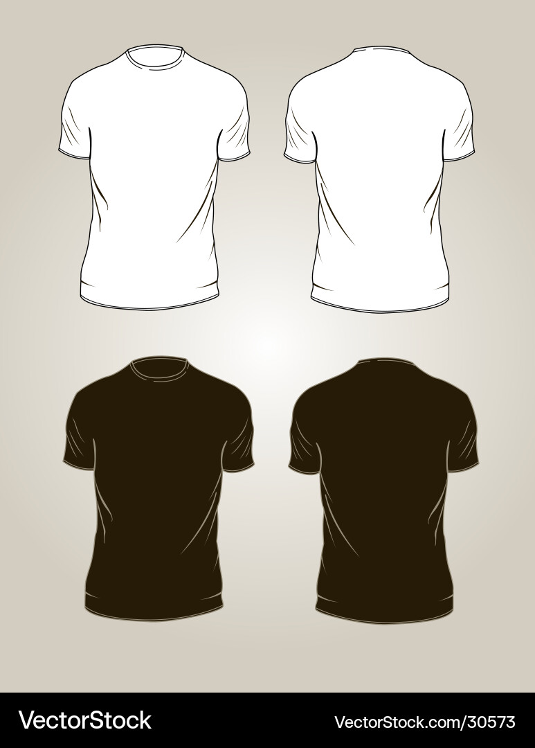 White T-Shirt Mock Up Vector Images (over 8,900)