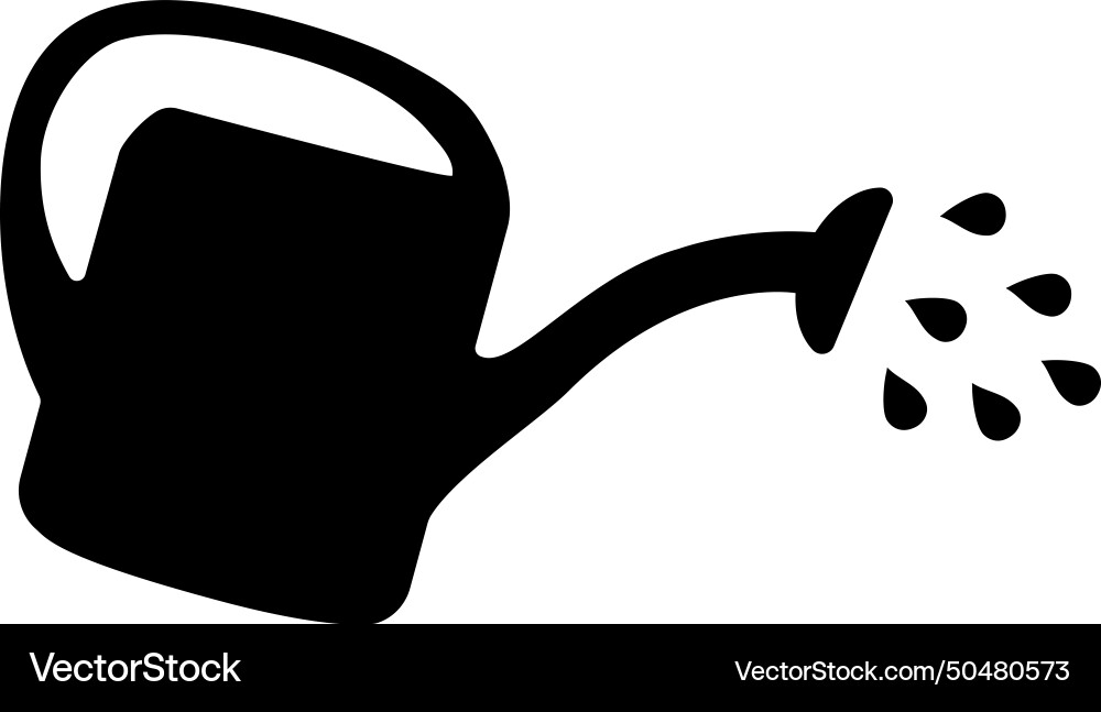 Watering can icon irrigation symbol Royalty Free Vector
