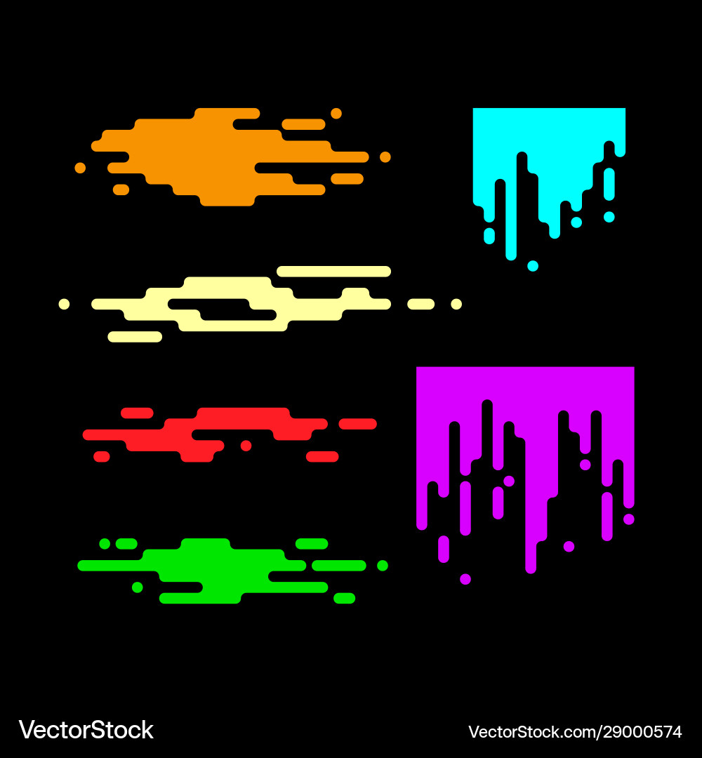 Abstract dynamic shapes Royalty Free Vector Image