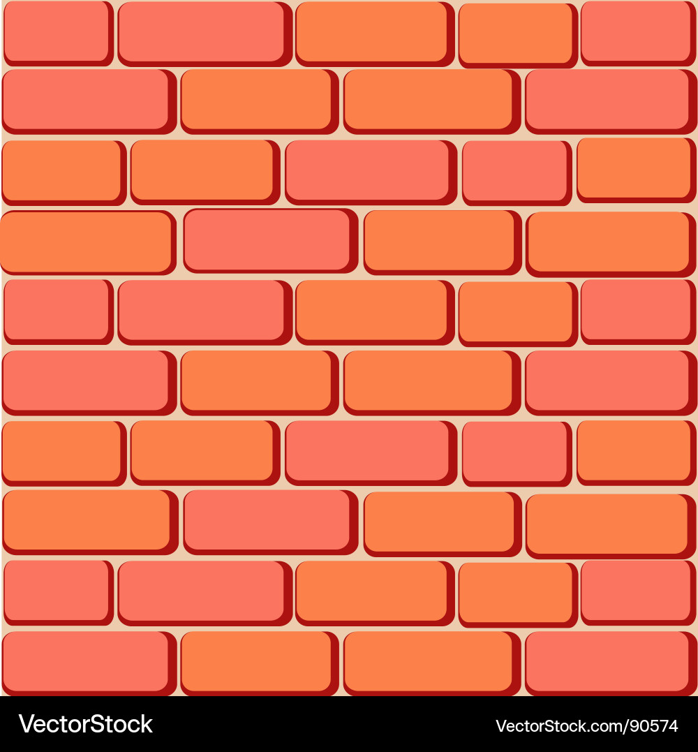 Brick wall Royalty Free Vector Image - VectorStock