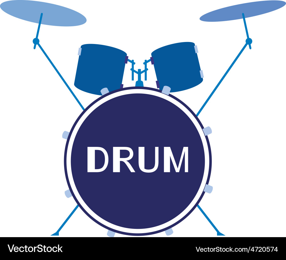 Drum Royalty Free Vector Image - VectorStock
