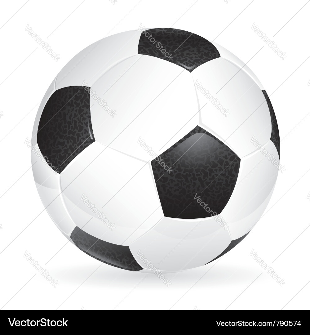 Soccer ball Royalty Free Vector Image - VectorStock