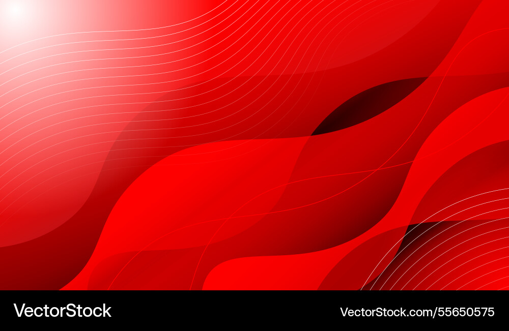 Abstract red wave background design Royalty Free Vector