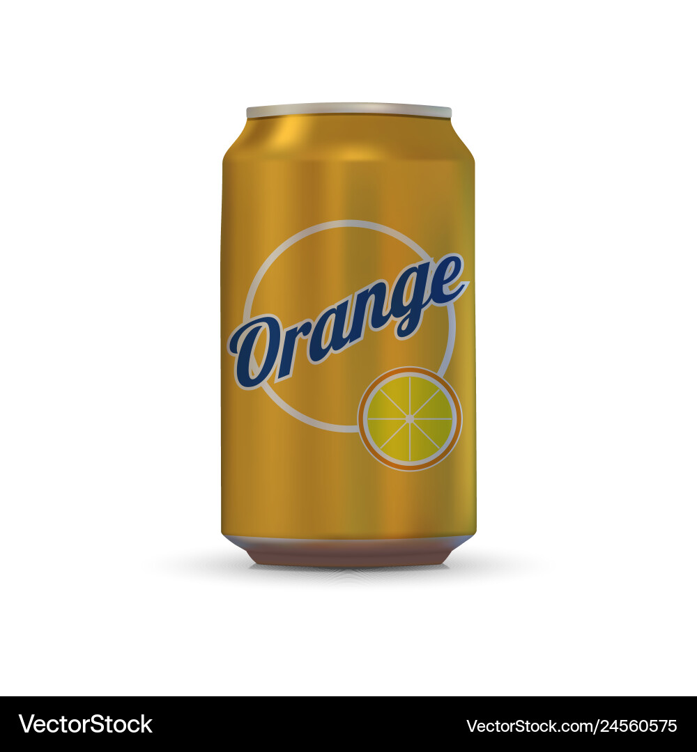 Soda aluminium can Royalty Free Vector Image - VectorStock