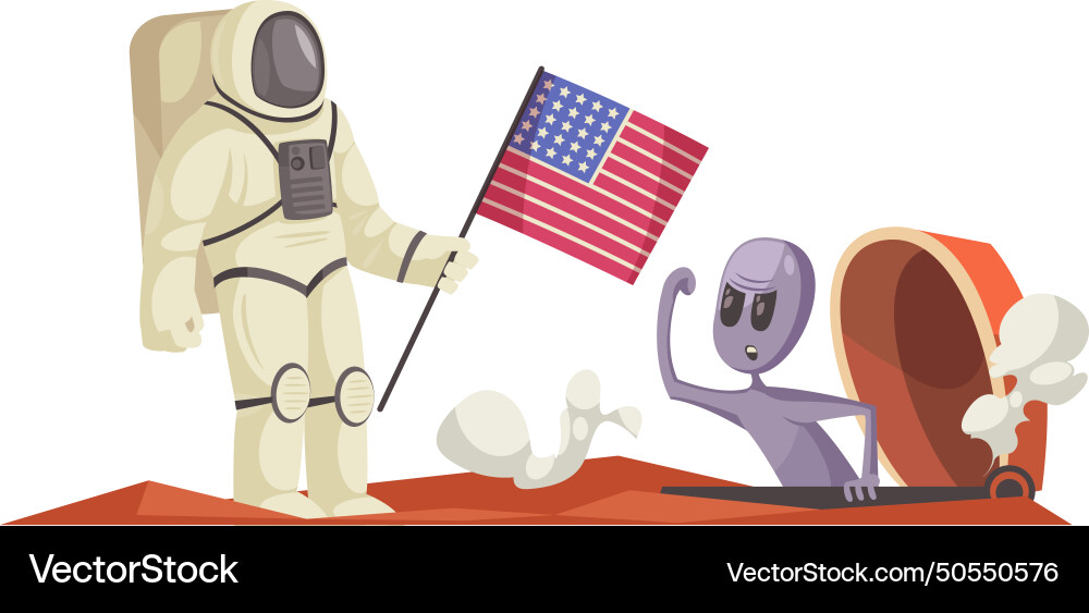 Angry alien Royalty Free Vector Image - VectorStock