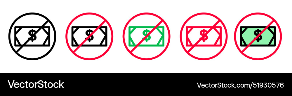 Free shopping experience icon highlighting no Vector Image
