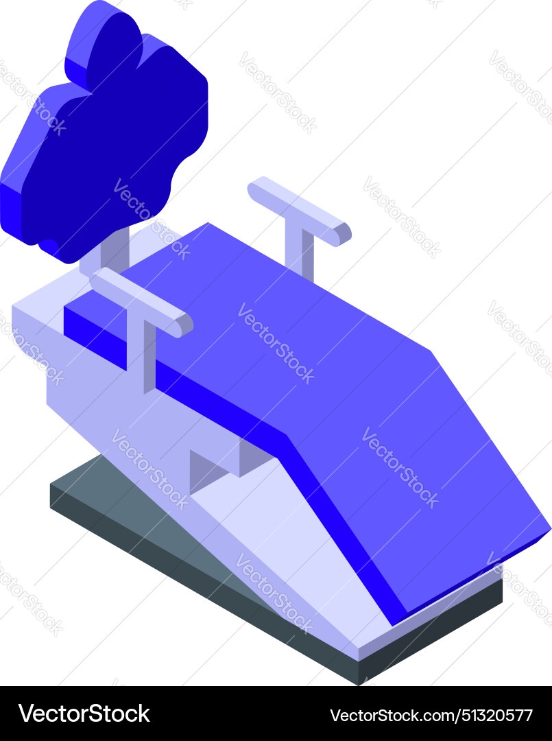 Digital of a blue isometric exercise Royalty Free Vector