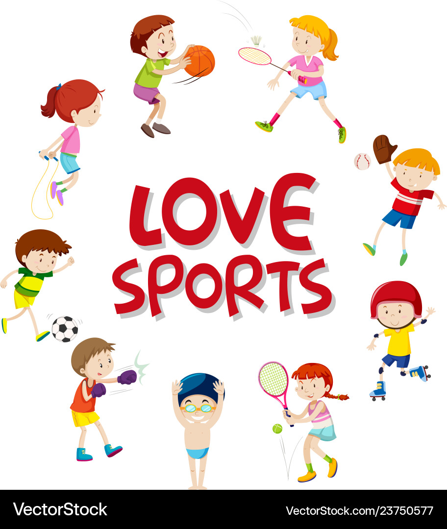 Diverse Sport Athletes Set Royalty Free Vector Image