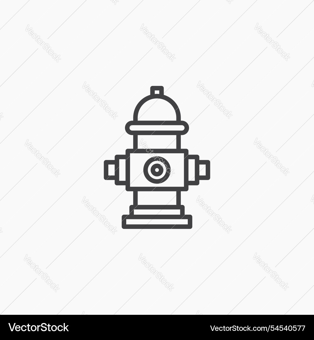 Fire hydrant icon Royalty Free Vector Image - VectorStock