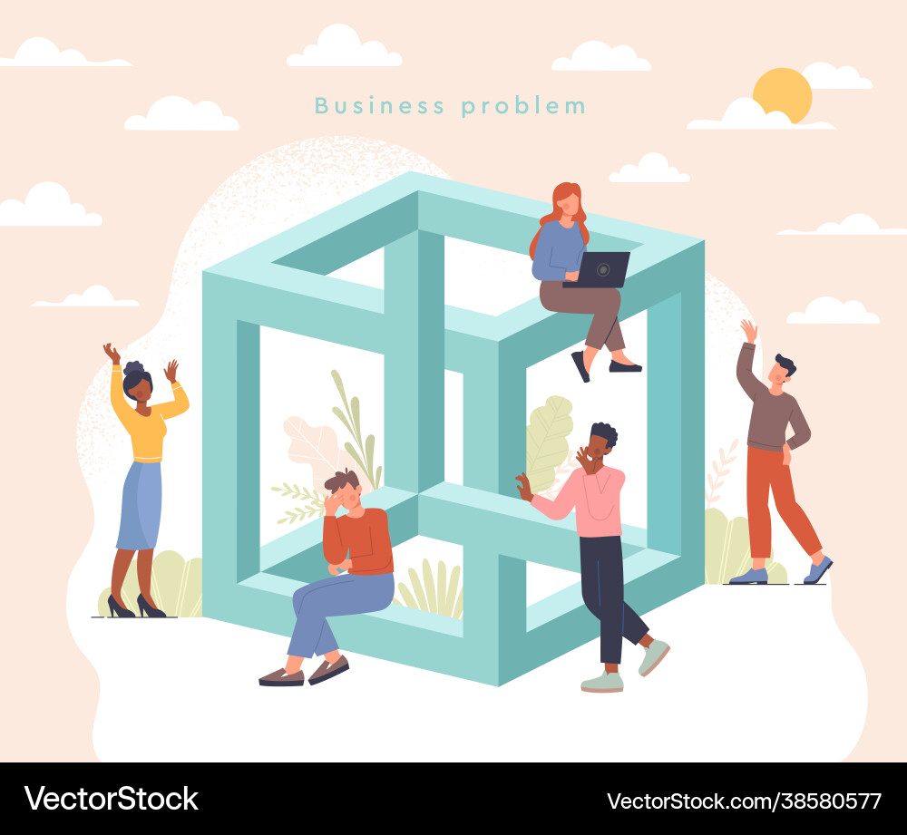 Impossible Challenge Royalty Free Vector Image